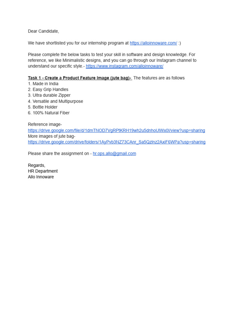 Graphic Design Assessment | PDF