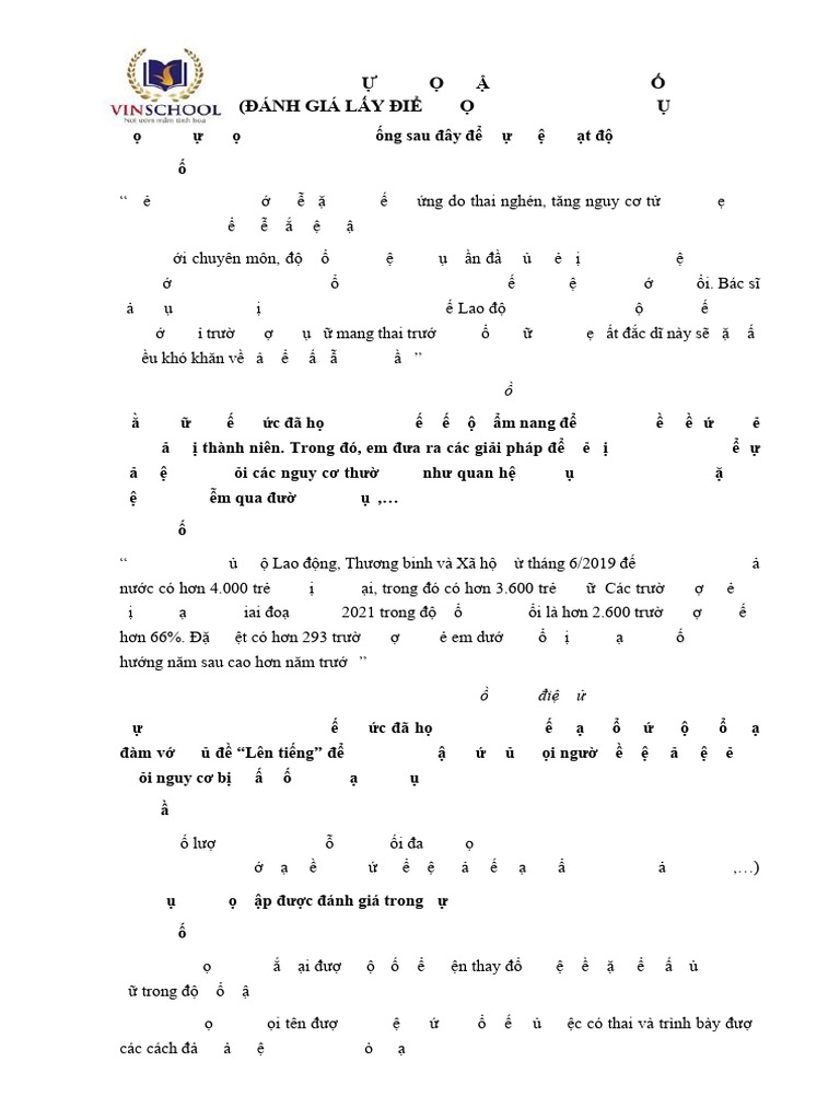 CLISE 7 - HK2 - Dự Án Lấy Điểm Hệ Số 3 - Môn GDCD | PDF