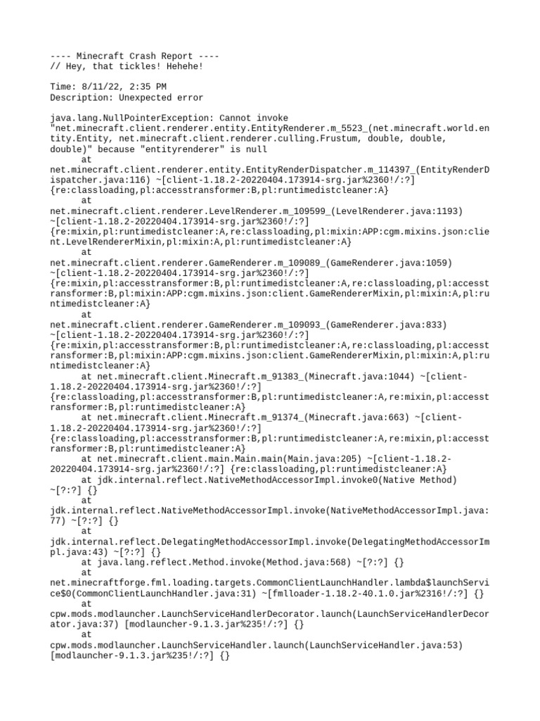 crash-2022-08-11_14.35.37-client | PDF | Central Processing Unit ...