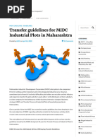 Chart of Midc Plot Allotment Procedure | PDF