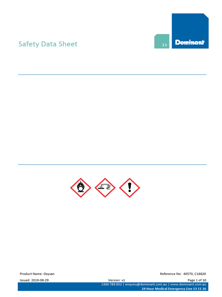 Hazardous Sanitiser Guide | PDF | Toxicity | Personal Protective Equipment