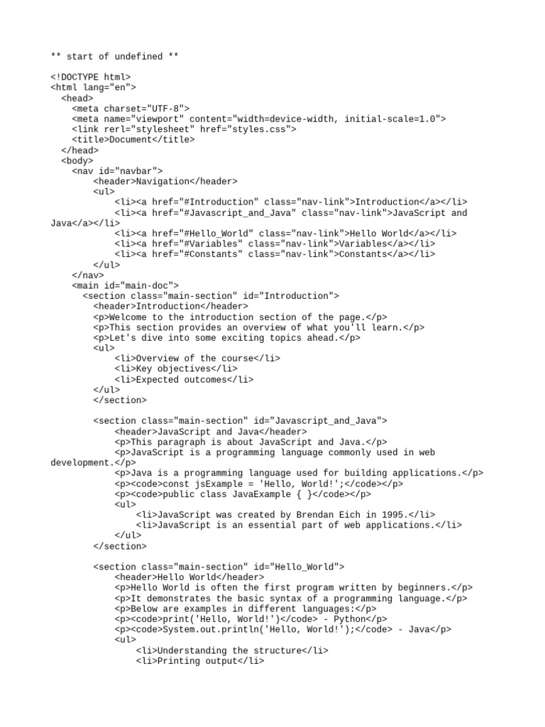Build A Technical Documentation Page | PDF | Java Script | Software Engineering