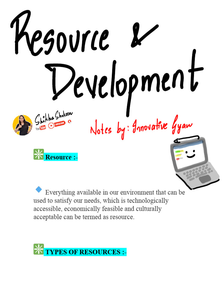 Resource and Development | PDF | Soil | Resource