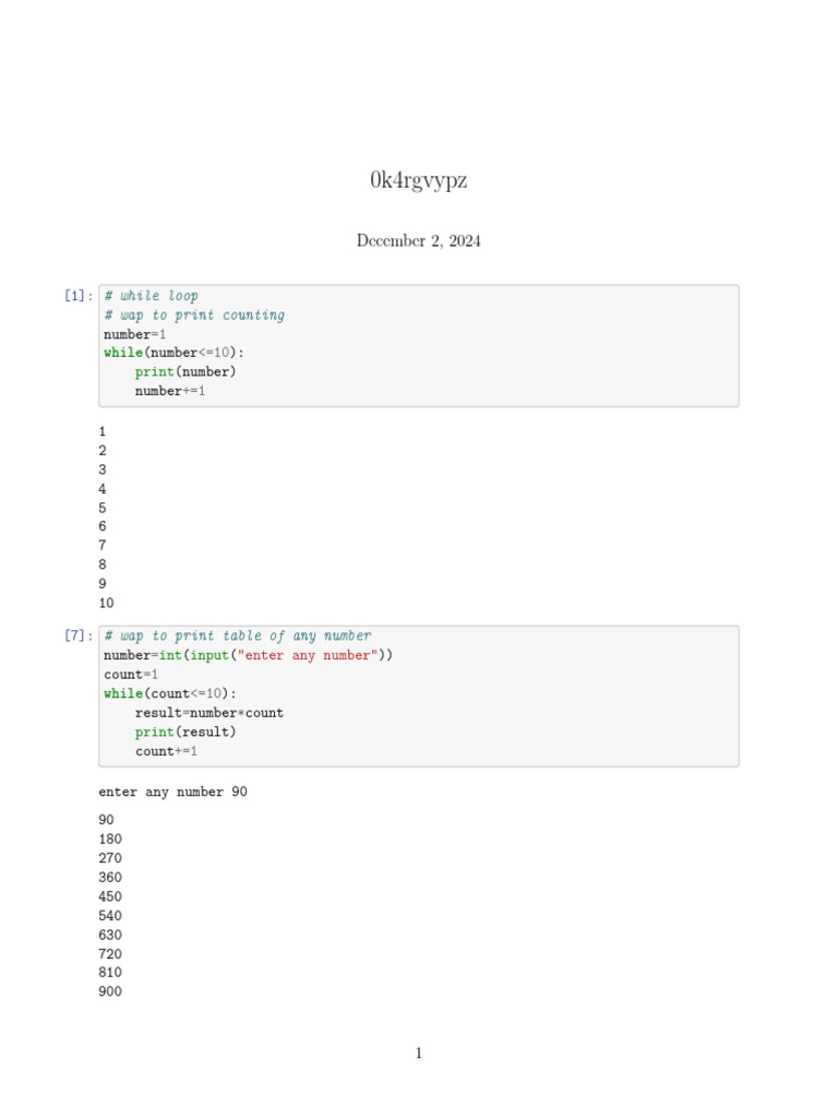 Loops Python 241216 110517 | PDF | Algorithms | Software Engineering