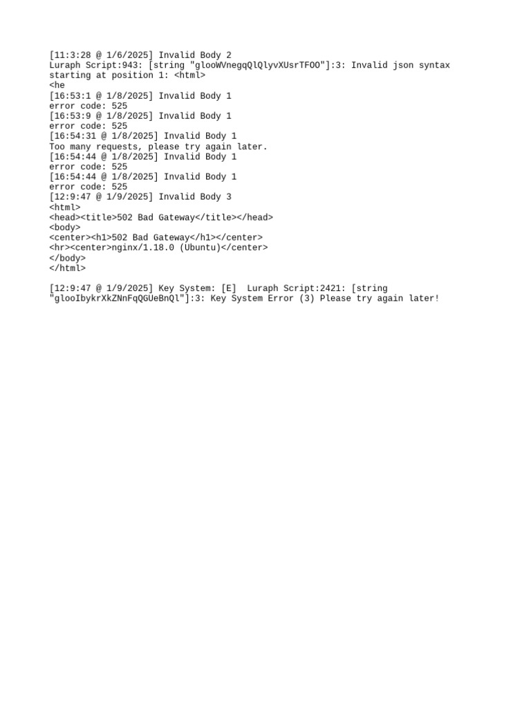 Key System Log | PDF