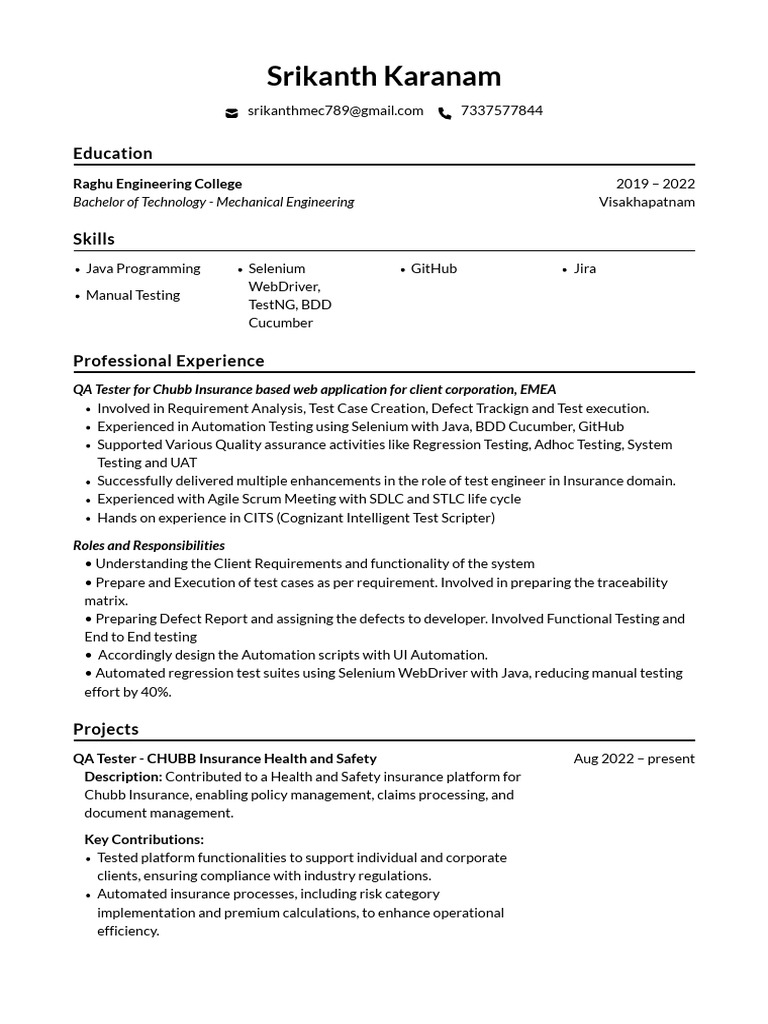 Srikanth Karanam FlowCV Resume 20241226 | PDF