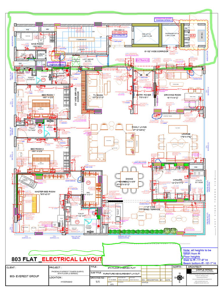 8th Floor Flat Furniture Layout | PDF
