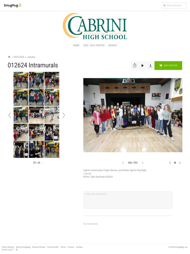 Cabrini Intramurals, Prayer Service, and Winter SP - 012624 Intramurals ...