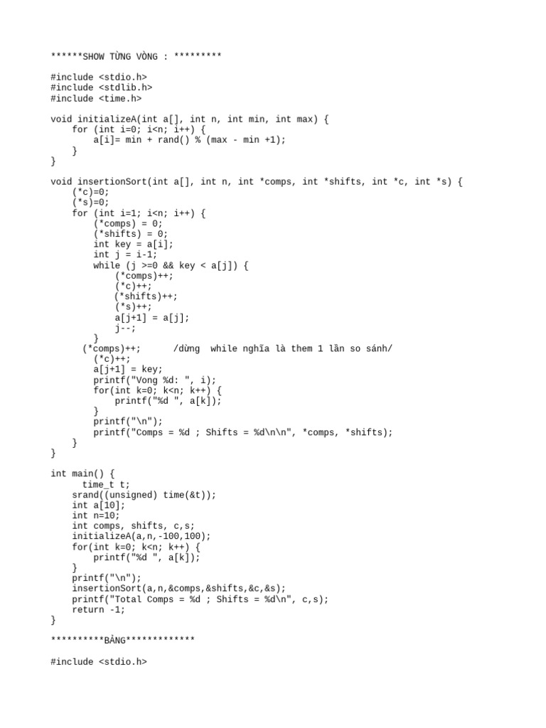 insertion sort | PDF | Computer Programming insertion sort | PDF | Computer Programming