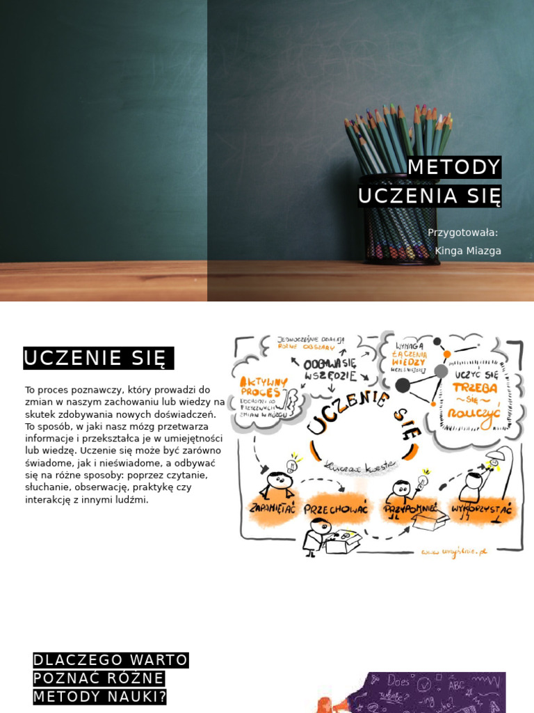 Metody uczenia się | PDF