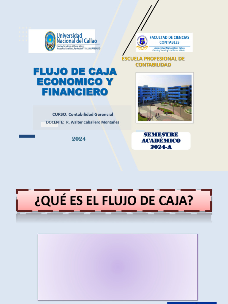 Flujo de Caja Economico y Financiero (2) | PDF | Flujo de efectivo | Depreciación