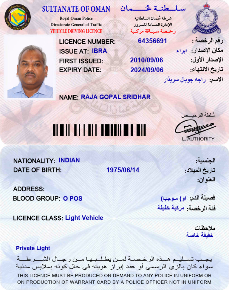 Driving License PDF | PDF