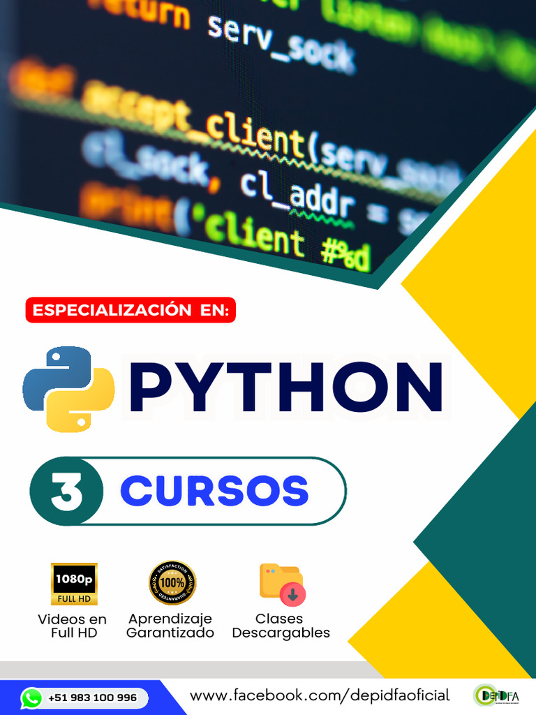 Cursos de Python: Programación y Datos | PDF | Python (lenguaje de programación) | Herencia ...