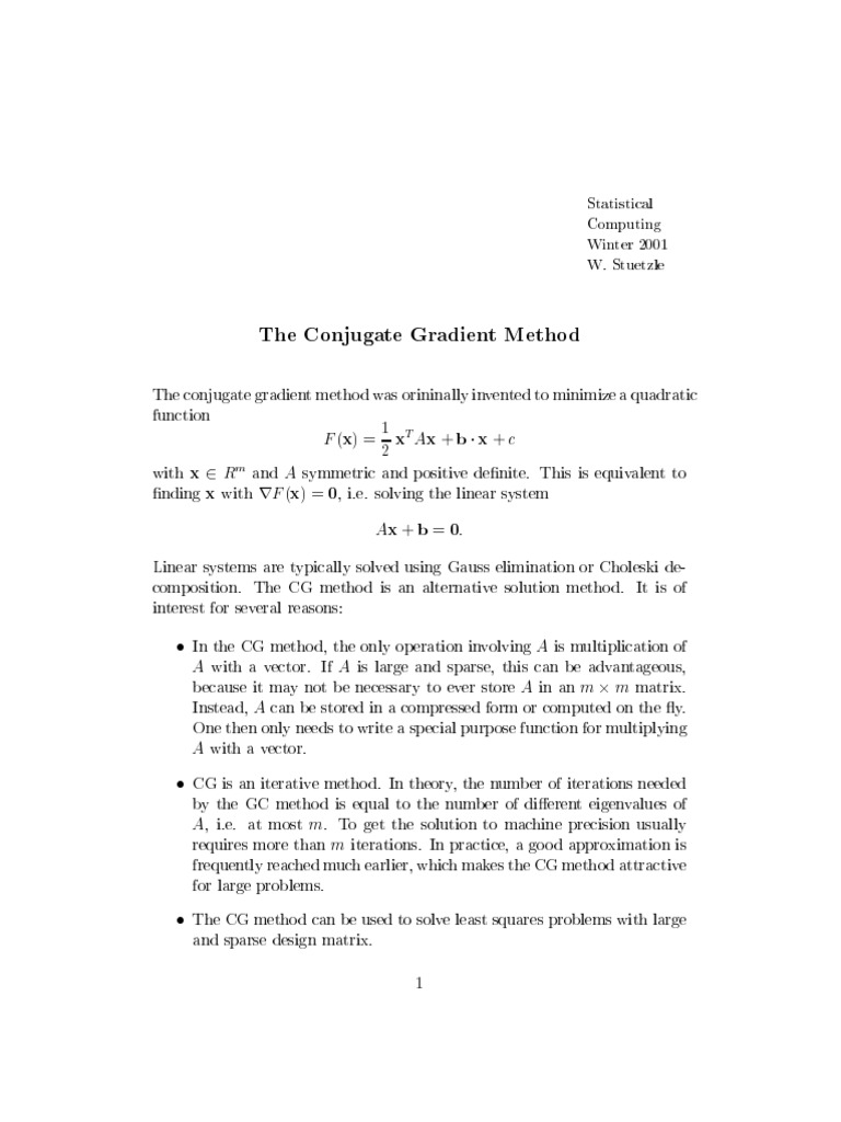conjugate-gradients | PDF