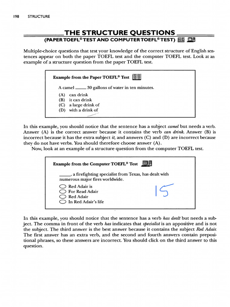 TOEFL Longman 2 (Structure) | PDF
