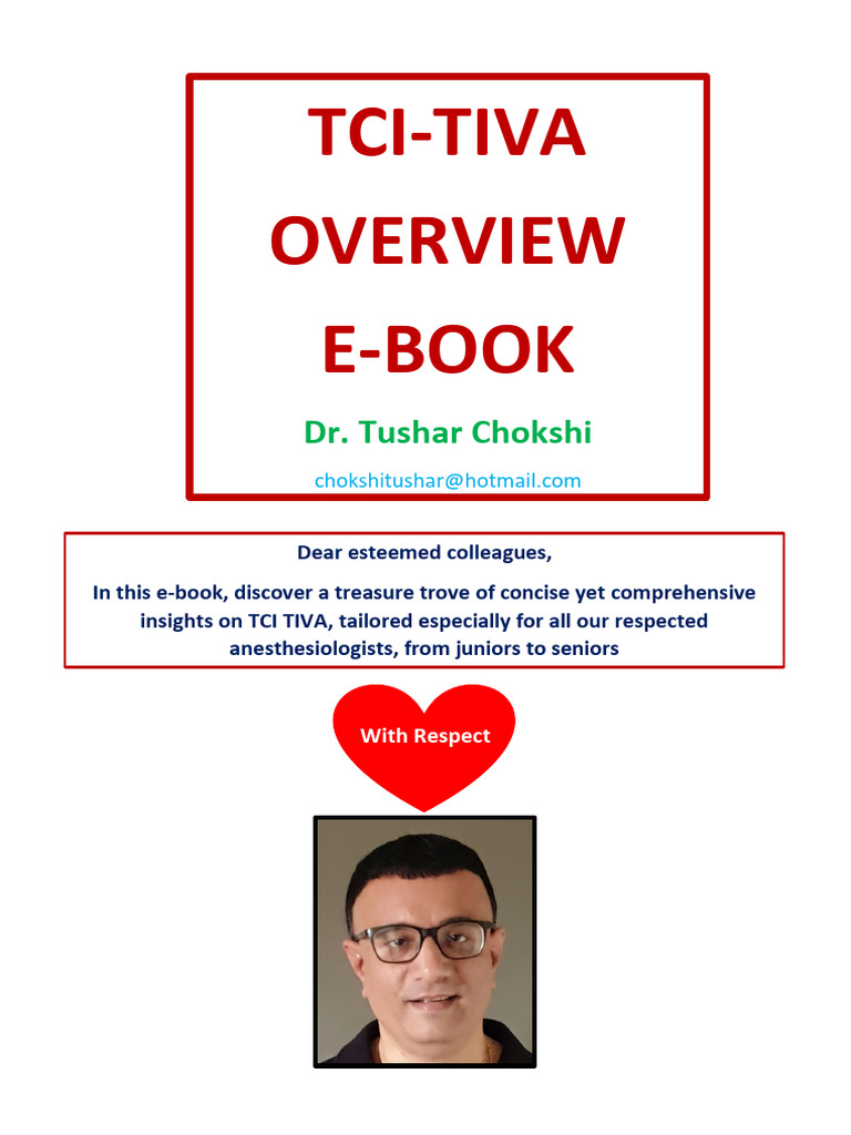 TCI-TIVA Ebook by TMC | PDF | Anesthesia | Pharmacokinetics