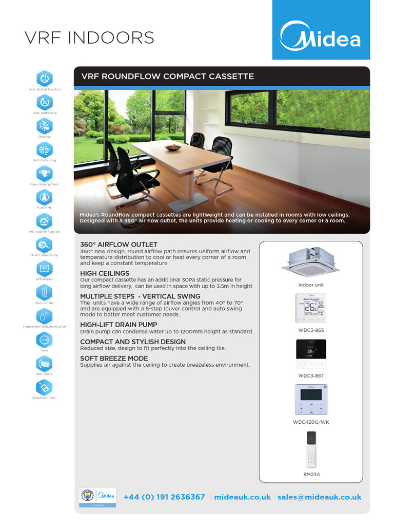 Midea VRF Roundflow RM23A Manual | PDF | Pipe (Fluid Conveyance ...