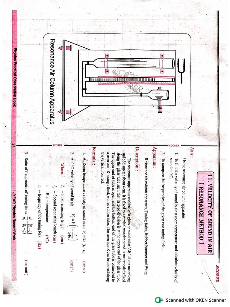 Physics Practical Record Part 2 | PDF