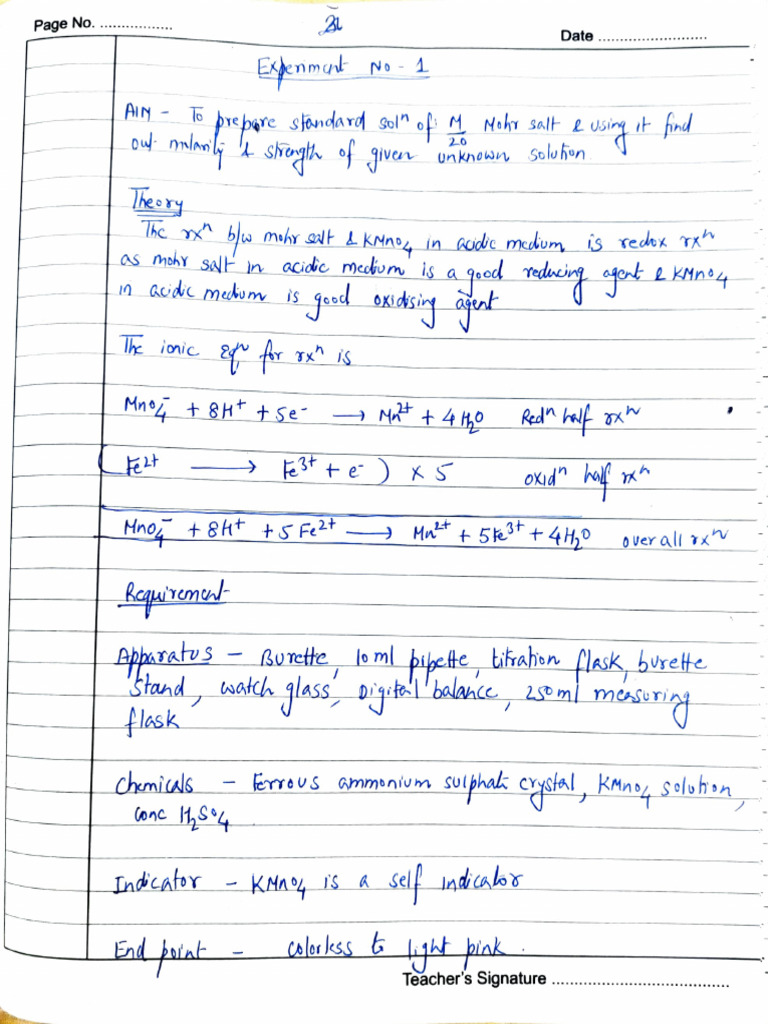 Xii Chem Practicals 2023 Final | PDF