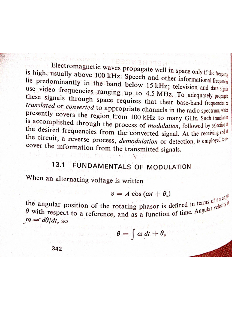 Fundamentals of Modulation | PDF