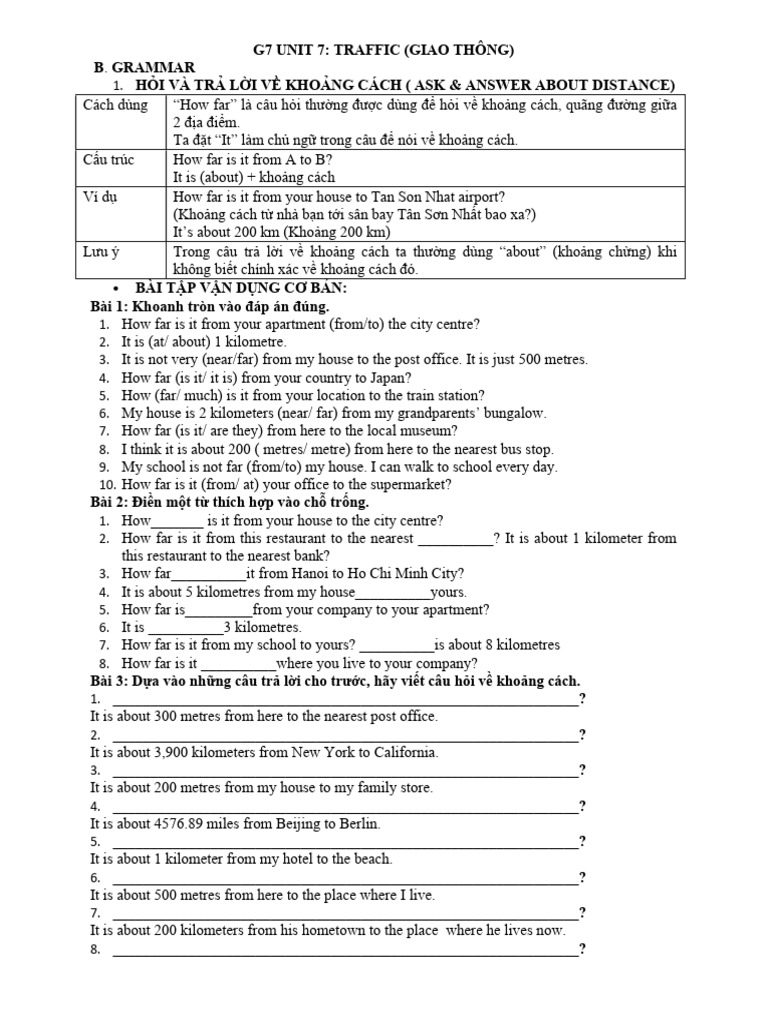 G7 U7 | PDF | Transport