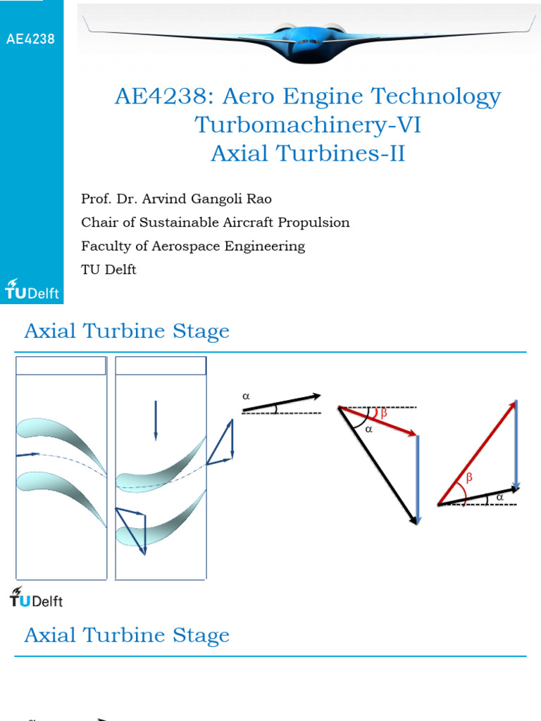 Turbomachinery - VI-Axial Turbines - 2 | PDF | Turbine | Energy Technology