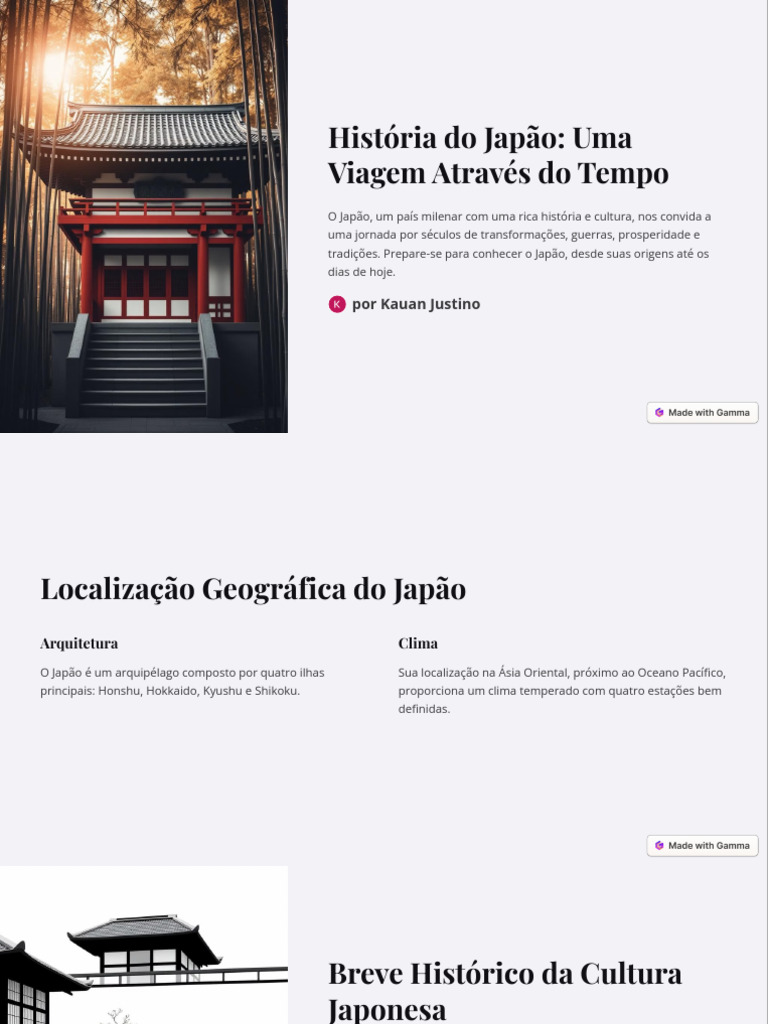 Historia Do Japao Uma Viagem Atraves Do Tempo | PDF | Japão | Mundo ocidental