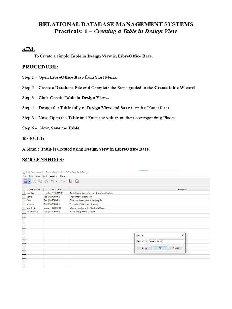 Dbms Practical1 by HP | PDF