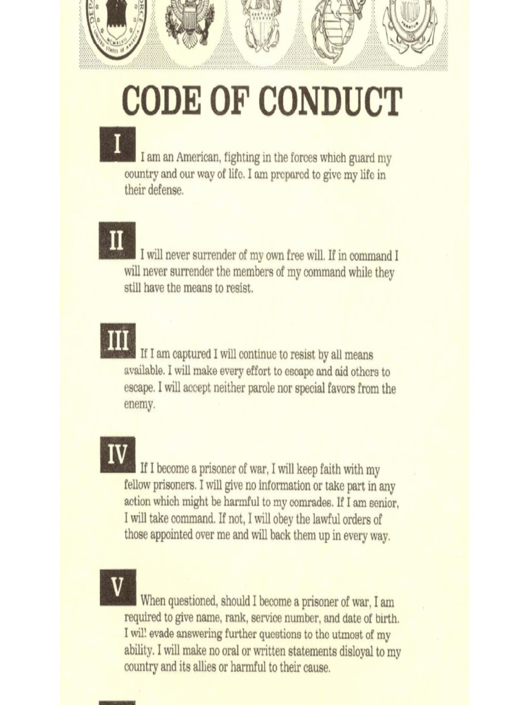 Code_of_Conduct_(United_States_Military) | PDF