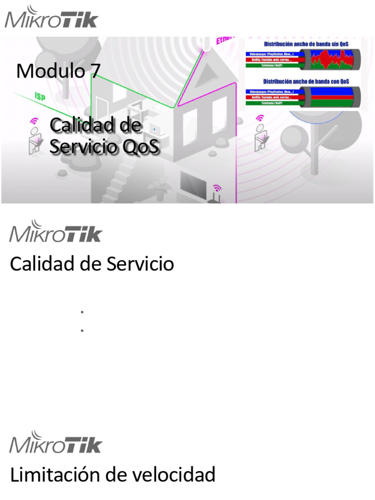 Módulo 7 QoS | PDF | Calidad de servicio | Protocolos de red