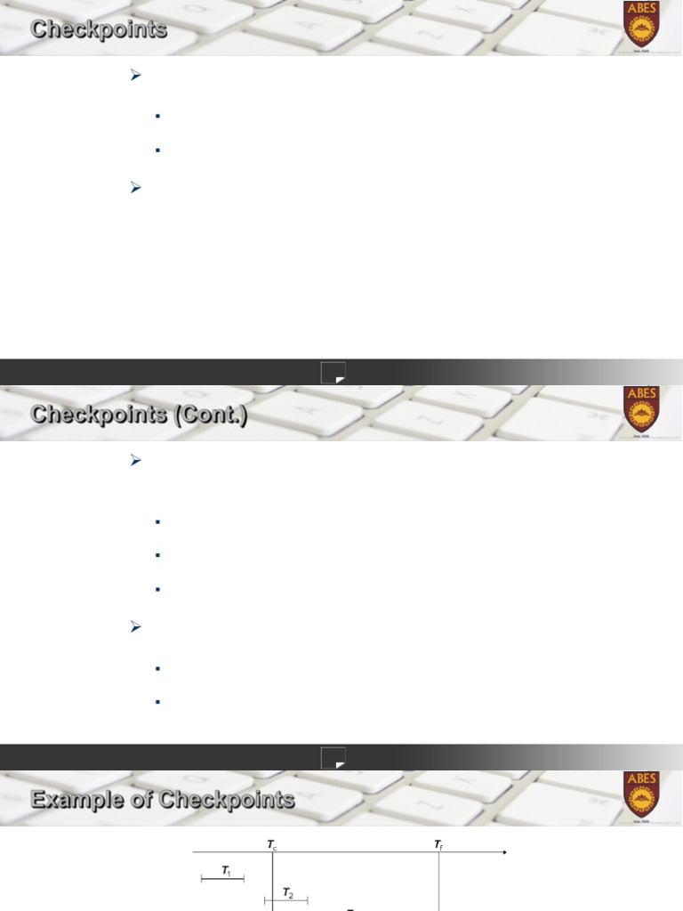 Chechpoints and Deadlock | PDF | Computer Architecture | Computer Data
