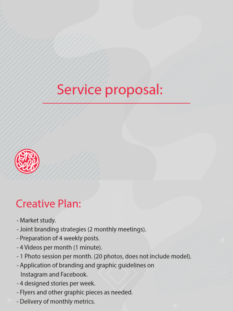 Service Proposal | PDF