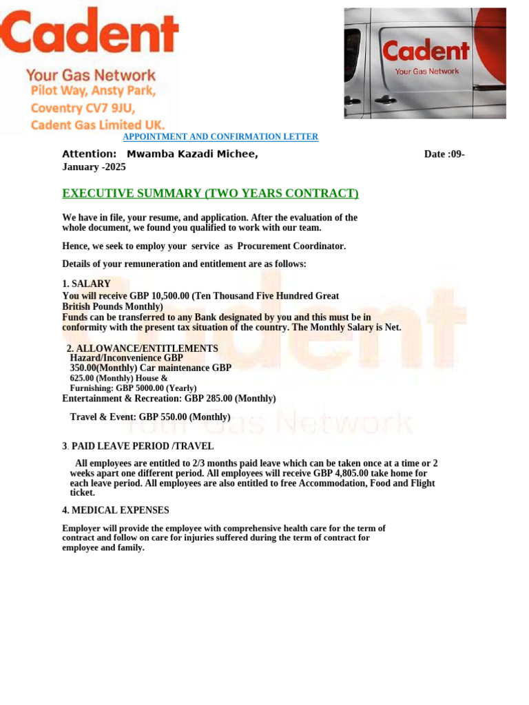 Cadent Appointment OKK | PDF