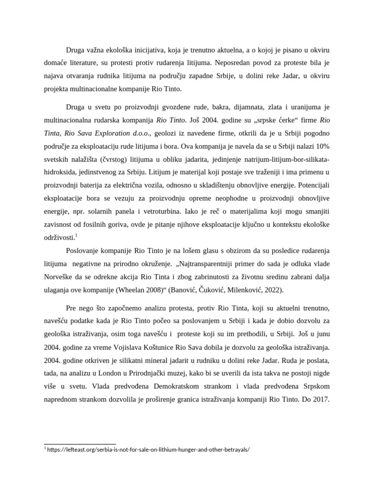 Poglavlje Rio Tinto | PDF