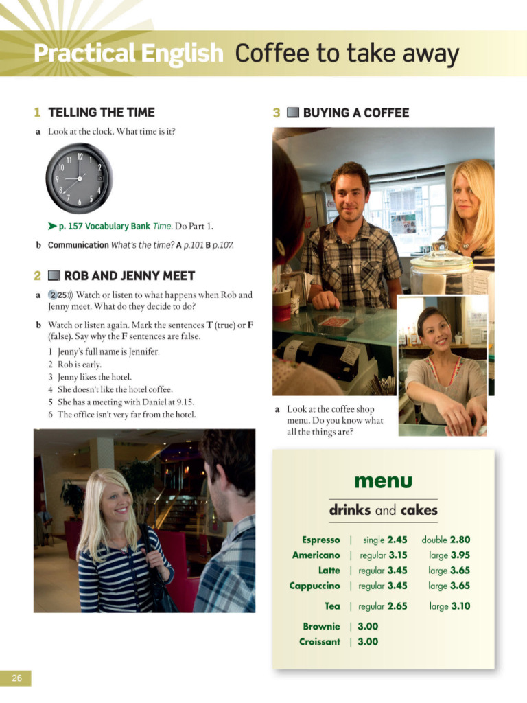 Practical English - Coffee To Take Away | PDF