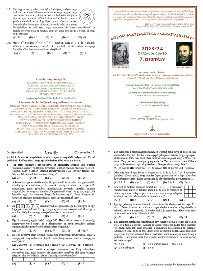 Matek 07 Donto | PDF