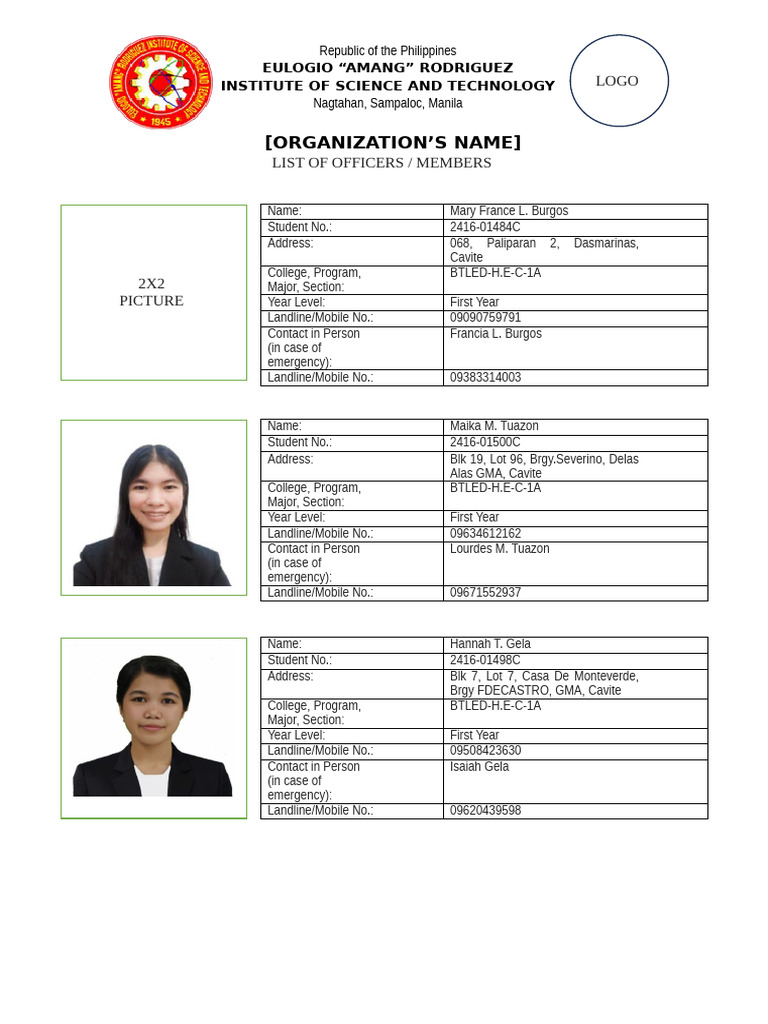 List of Members With Details | PDF | Telecommunications