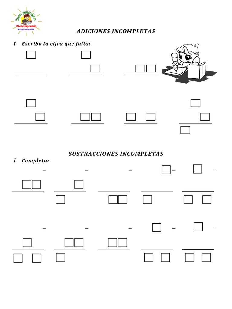 Repaso de adiciones y sustracciones | PDF