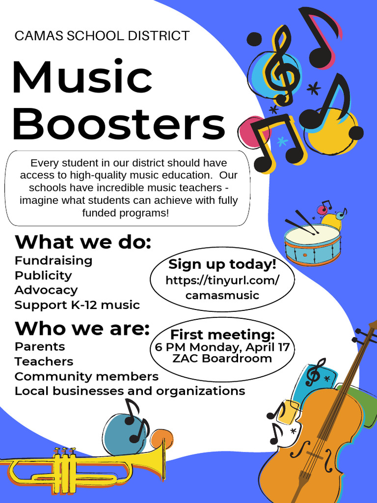 Camas Music Boosters Flyer | PDF