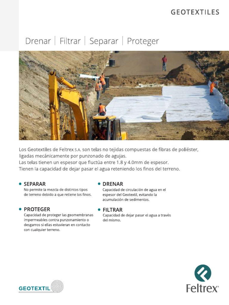 Ficha_Geotextiles | PDF