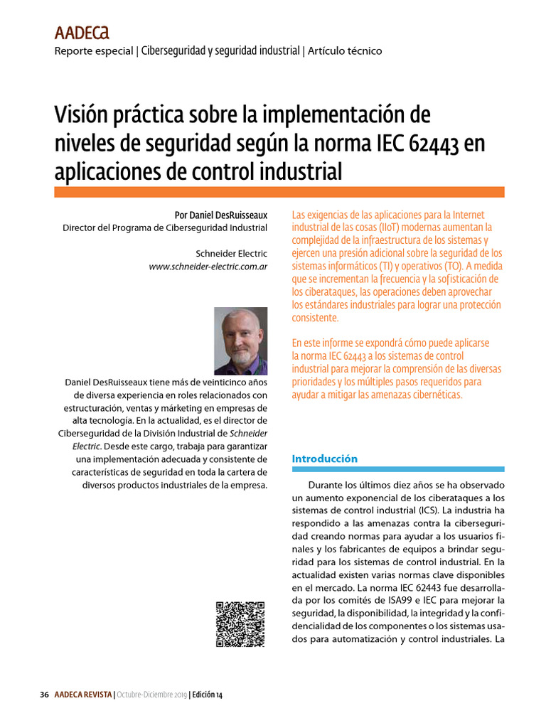 Niveles de Seguridad IEC 62443 | PDF | Seguridad | La seguridad informática