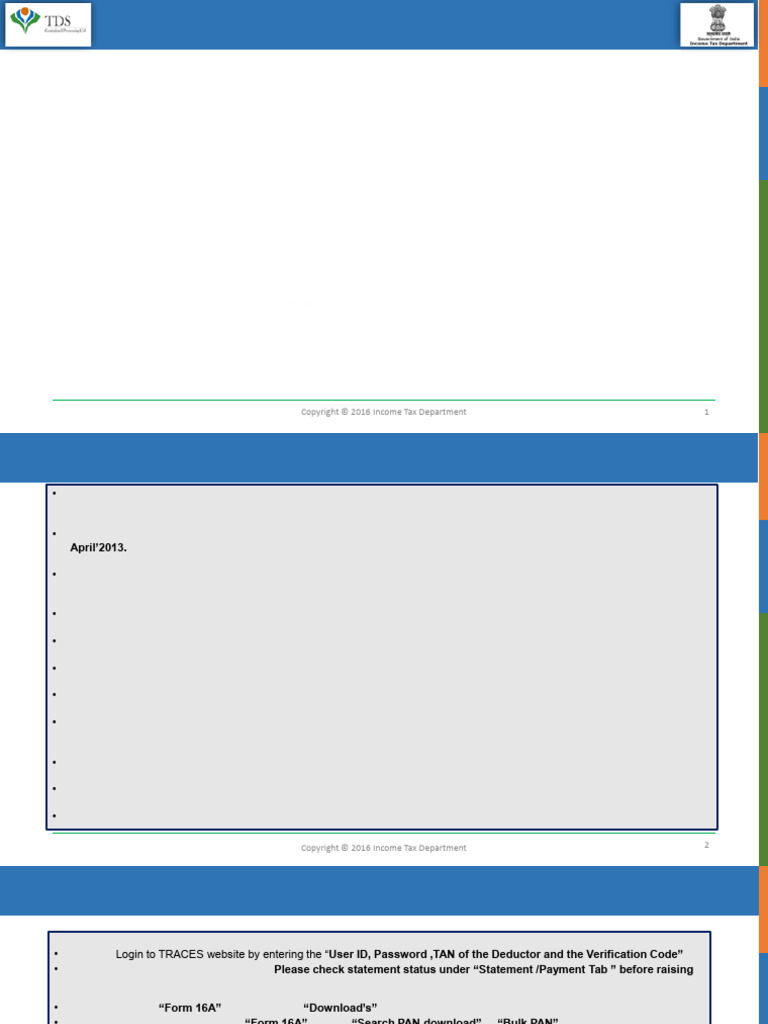 E-Tutorial - Download Form 16A | PDF | Hyperlink | Download