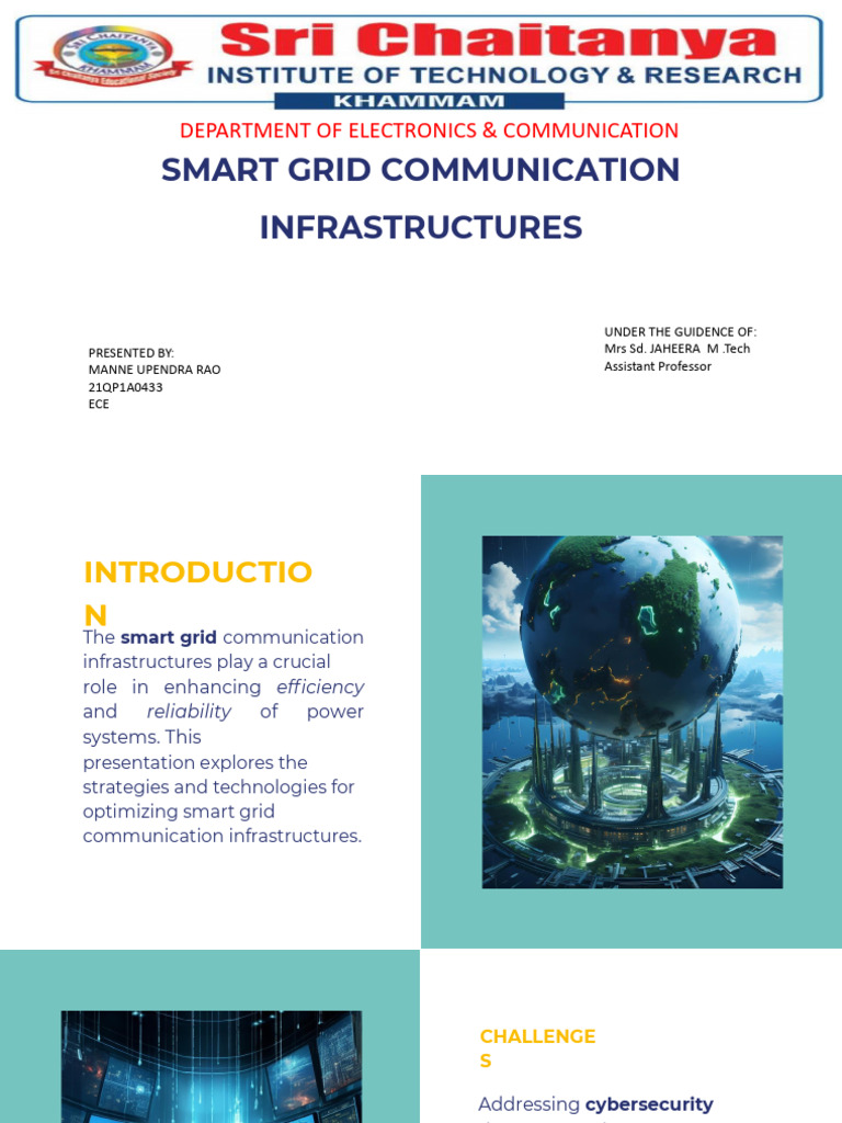 Uppi ppt 1 | PDF | Smart Grid | Internet Of Things