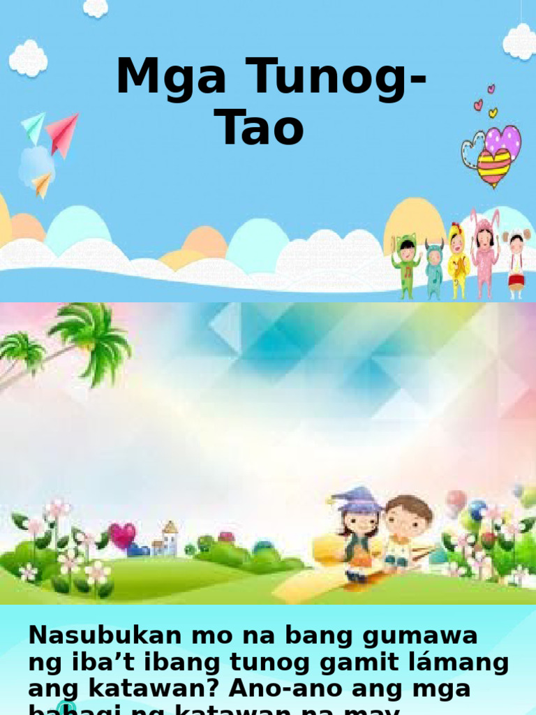 Mga Tunog-Tao | PDF