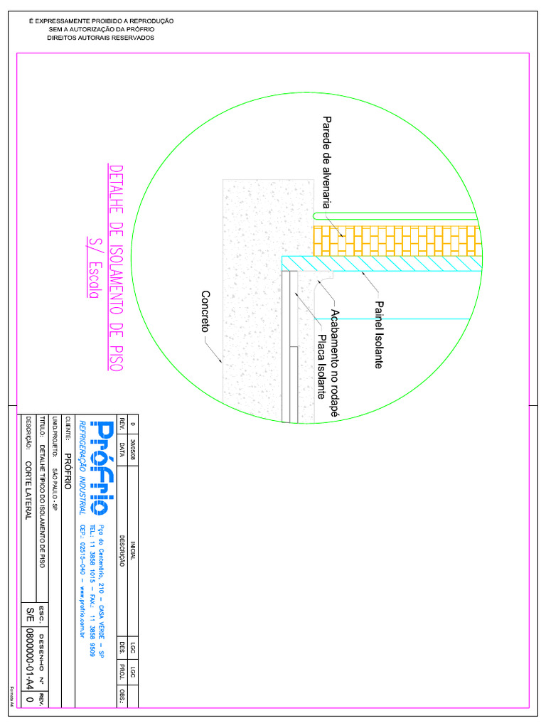 Detalhe Típico Do Isolamento de Piso | PDF