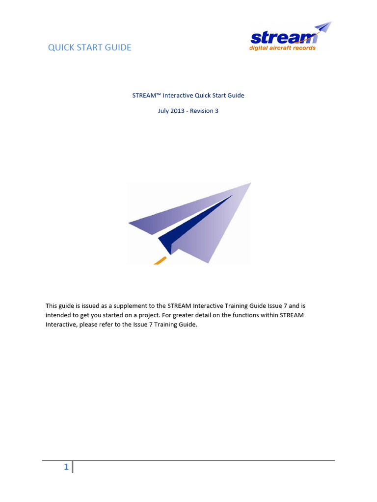 STREAM Interactive Quick Start Guide | PDF | Image Scanner | Computer File