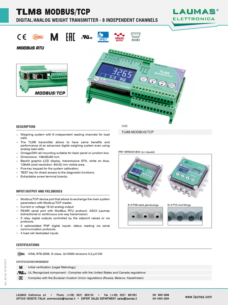 TLM8_MODBUSTCP_EN | PDF | Computer Engineering | Electronics