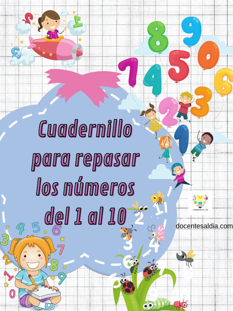 Cuadernillo Para Repasar Los Numeros Del 1 Al 10 | PDF