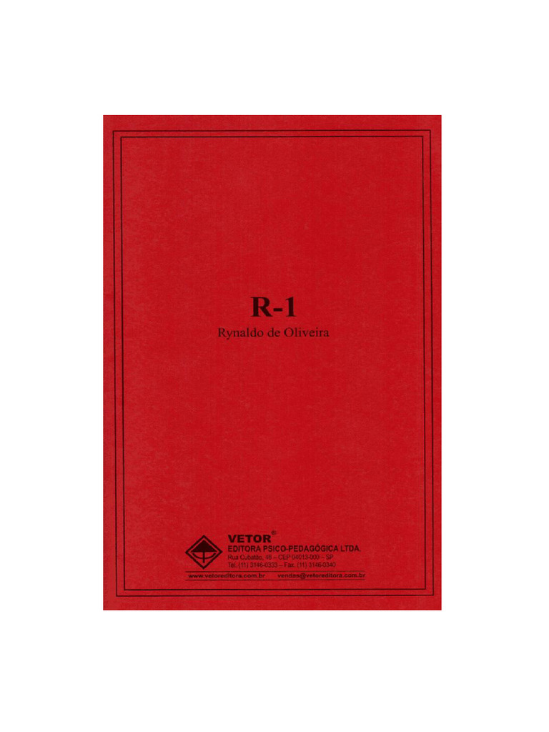 Gabarito do Teste R-1 Psicotécnico | PDF