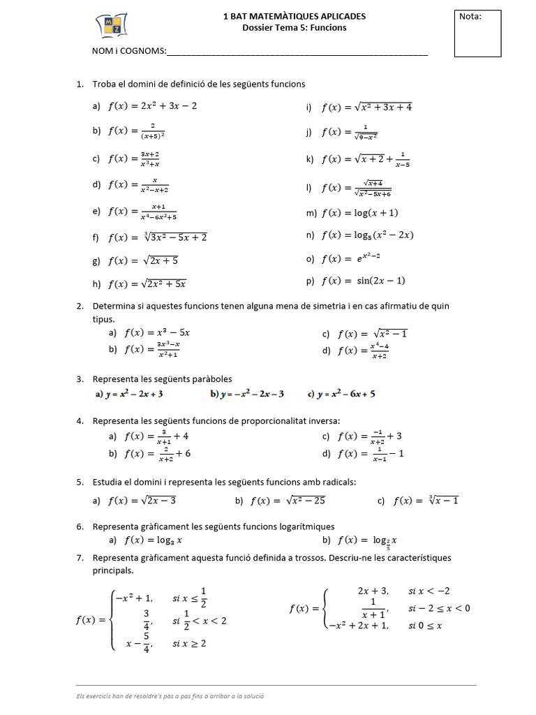 Dossier Tema 5 | PDF